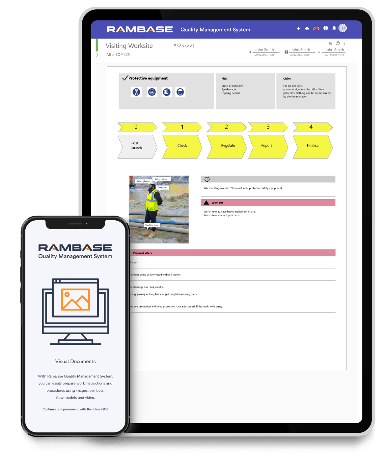 Visual documents | QMS Module | RamBase Quality Management System