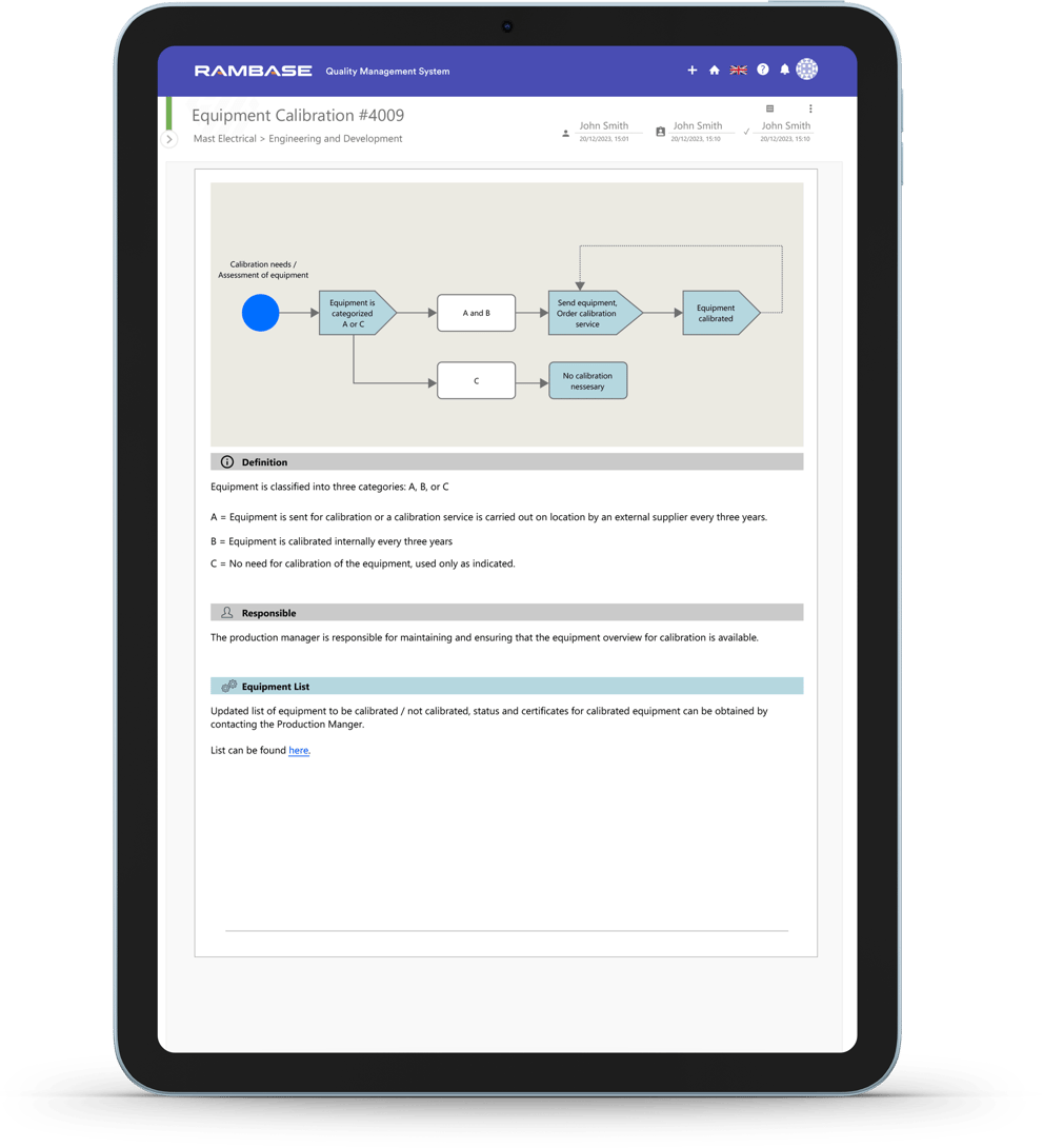 RamBase | Quality Management Software Modules